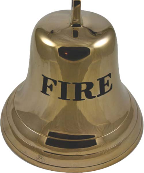 Fire Bell with Wall Mount - Chicago Fire and Cop Shop