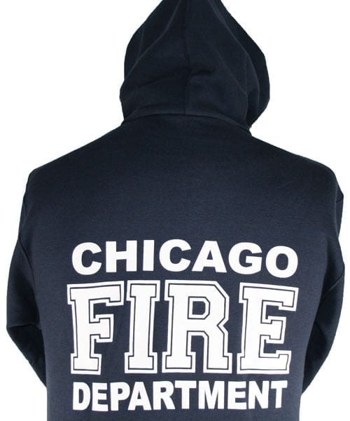 Chicago Fire Dept Hooded Sweat Shirt - Chicago Fire and Cop Shop