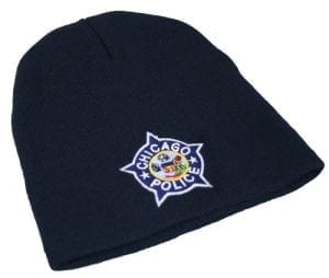 Chicago Police White Knit Hat - Beanie - Chicago Fire and Cop Shop