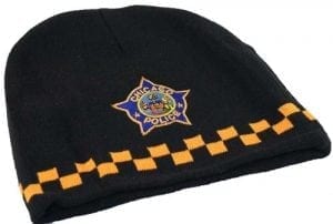 Chicago Police Gold Checkerboard Knit Hat - Beanie - Chicago Fire and ...