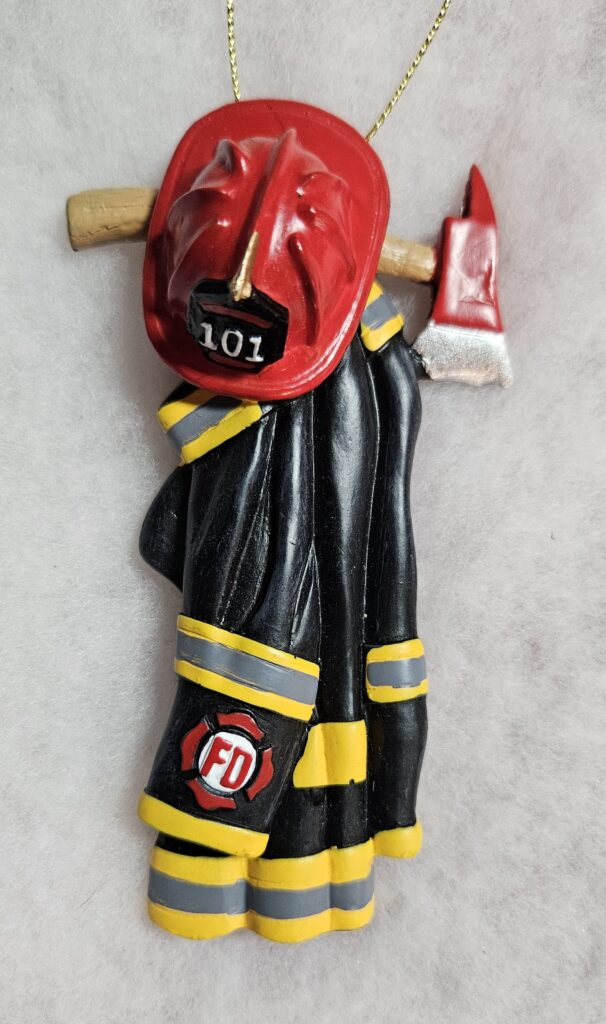 Fire Gear Ornament - Chicago Fire and Cop Shop