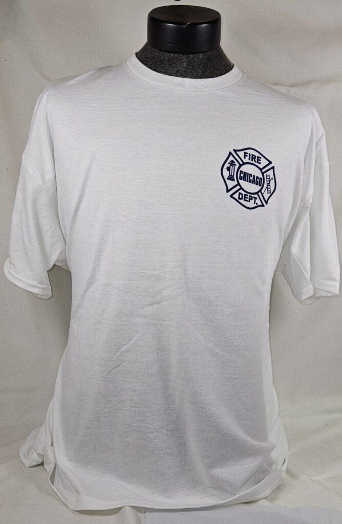 Chicago Fire Department Duty T-shirt - White - Chicago Fire and Cop Shop